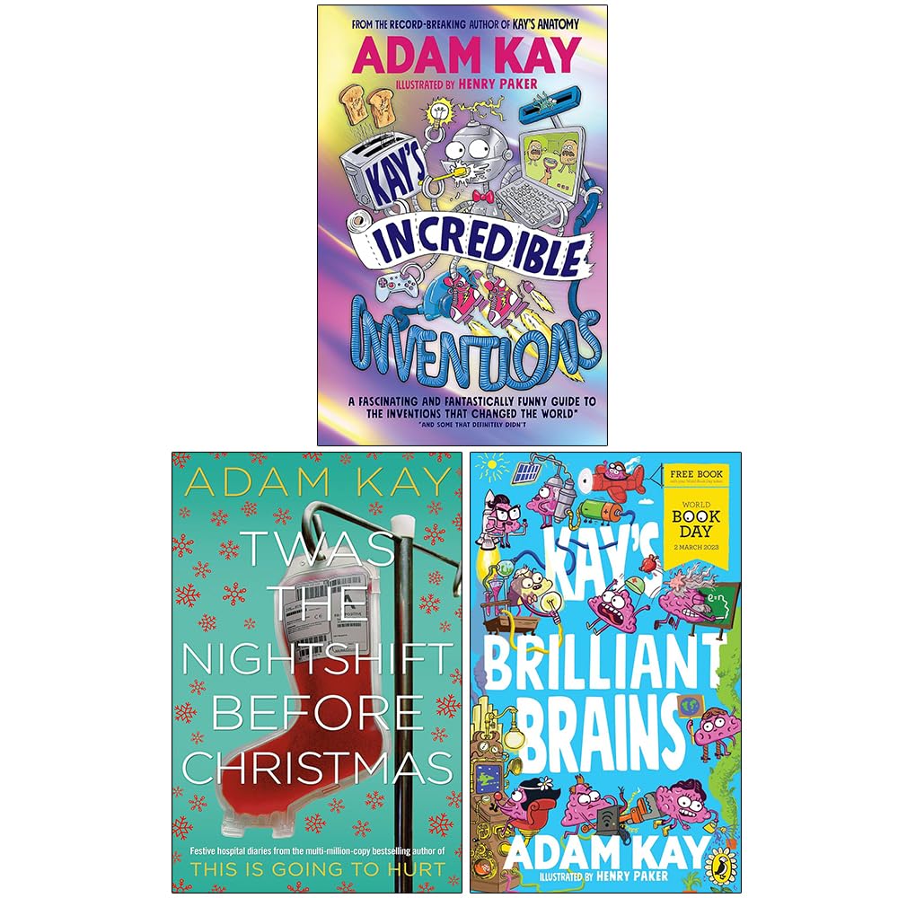 Adam Kay Collection 3 Books Set (Kay’s Incredible Inventions [Hardcover ...