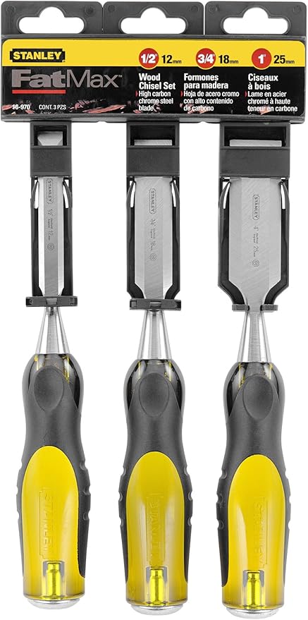 Stanley 16-268 FatMax Wood Chisel Set, 3-Piece - Amazon.com