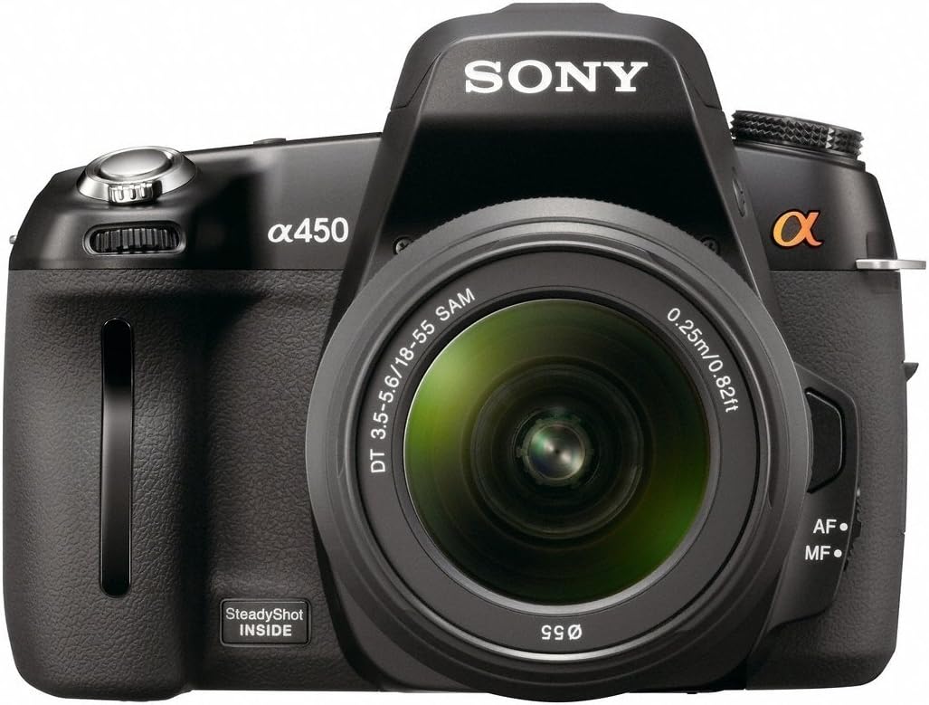 Sony DSLRA450L Alpha Digital SLR Camera (14.2MP, 6.9cm LCD) with 18 ...