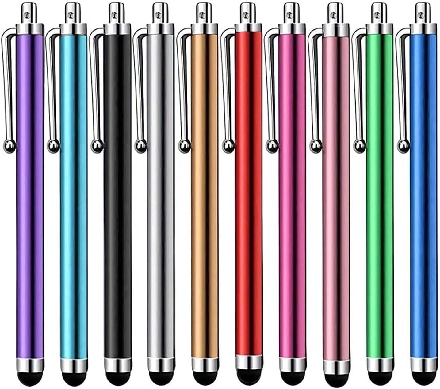 teKKno Pack Of 5 Rubber Tip Stylus Pens For All Touch Screen Mobile ...
