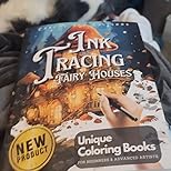 Amazon.com: Ink Tracing Fairy Houses Coloring Book - Chroma Ink Edition ...