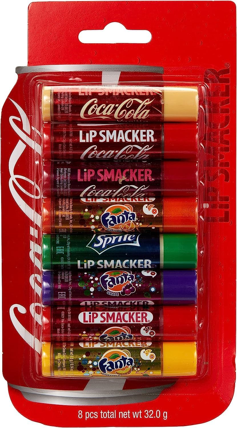 Lip Smacker Coca Cola Party Pack, 8 Flavoured Lip Glosses for Kids ...
