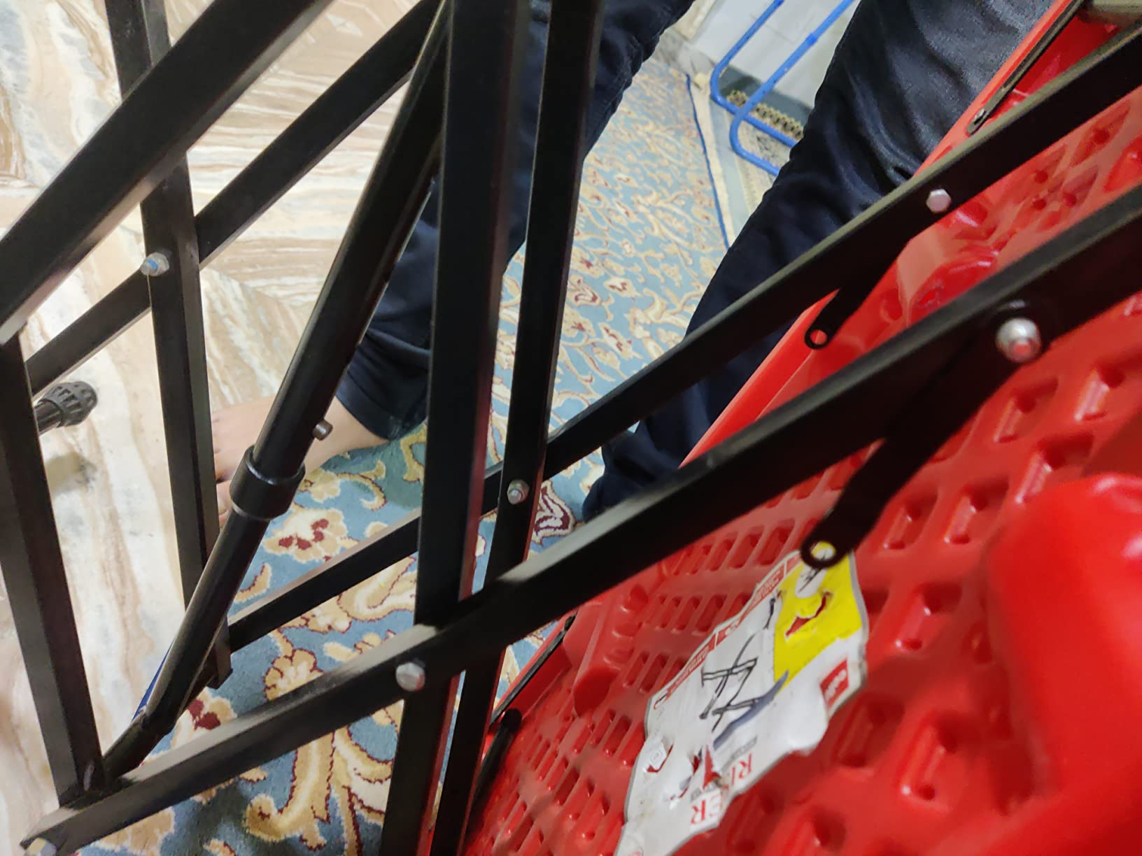 Cello Riser Duroplast Multi Utility Rectangular Plastic Table, Scissor ...