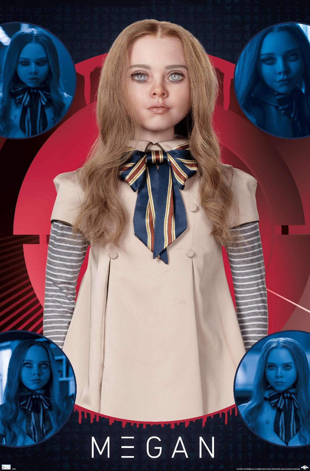 Amazon.com: Trends International M3gan - Collage Wall Poster, 22.37" x ...