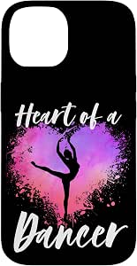 Amazon.com: iPhone 14 Heart of a Dancer Ballet Dancing Saying Ballerina ...