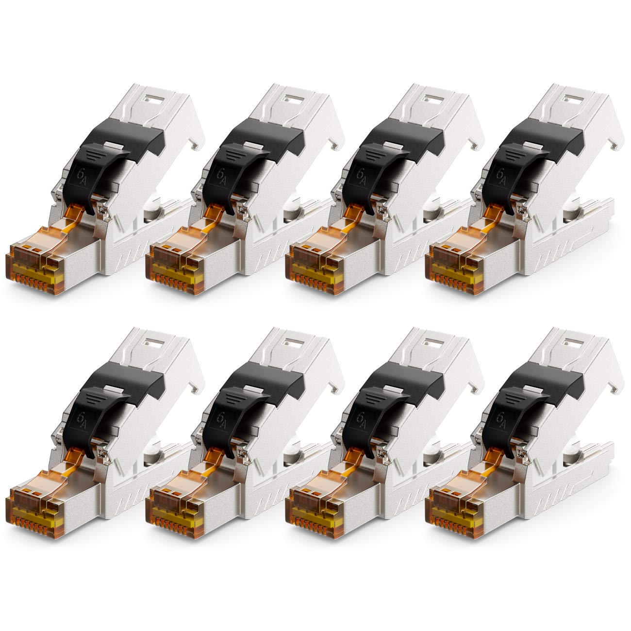Deleycon 8x Cat 6a Network Connector Rj45 With Lsa Connection ...