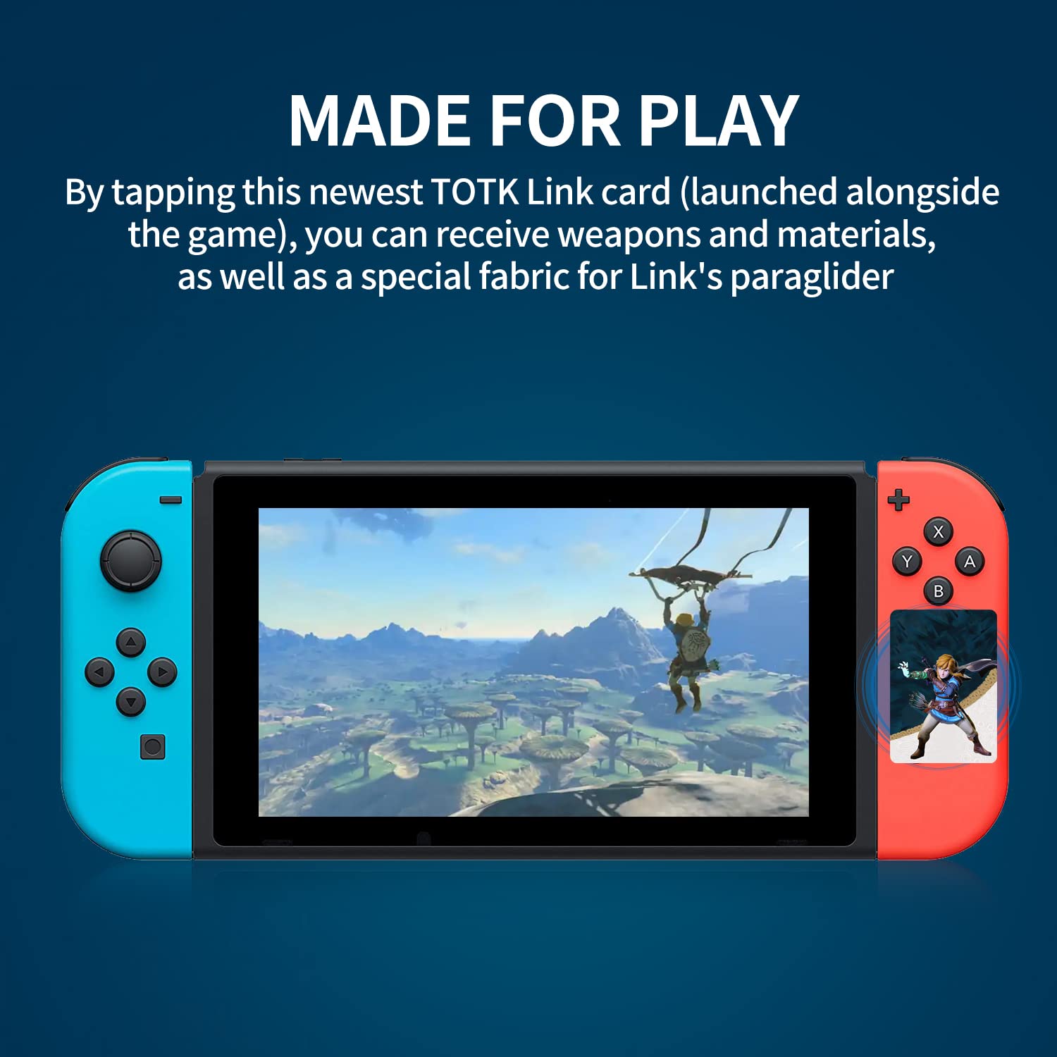 Bilimily 26pcs Newest Mini BOTW TOTK Card Link Compatible with Zelda ...