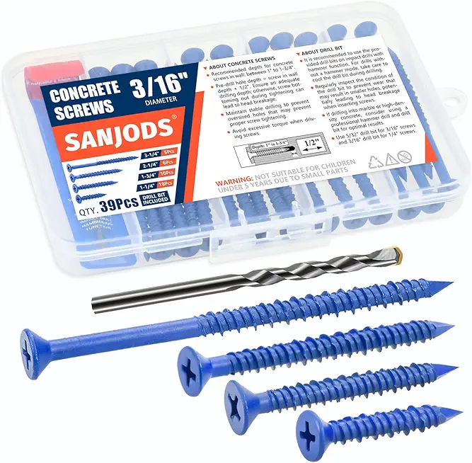 Understanding Concrete Screw Sizes: A Comprehensive Guide | ShunTool