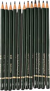 Amazon.com : Graphite Pencils, 12B to 2H Fracture Resistant Sketch Pens ...