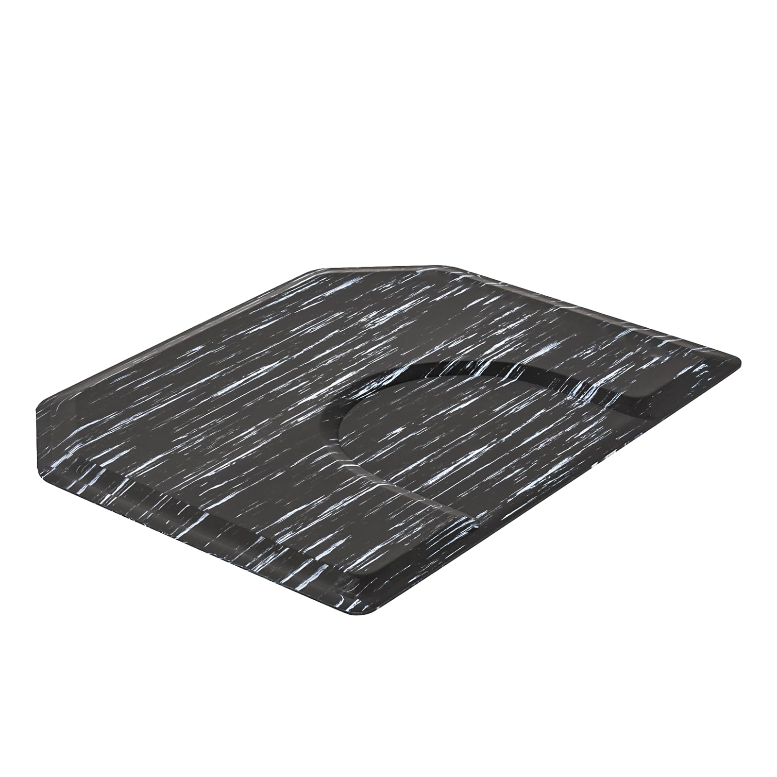 Mefeir 4 ft. x 5 ft. Thick Salon Mat for Hair Stylist, Hairdresser ...