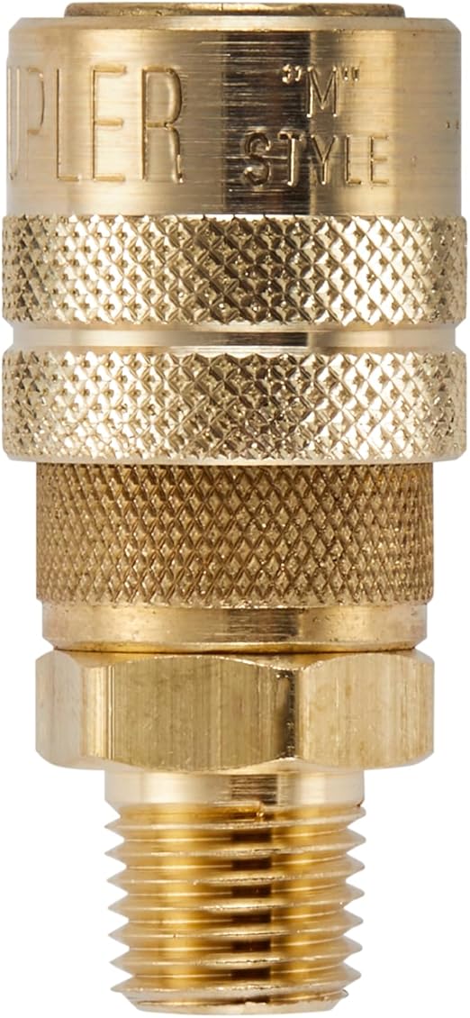 Milton (S-716) 1/4" Male NPT M Style (Industrial) Air fitting Quick ...