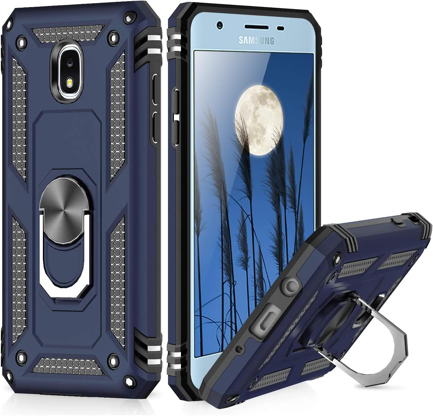 Amazon.com: CELZEN - Compatible with Samsung Galaxy J7 2018, J7 Refine ...