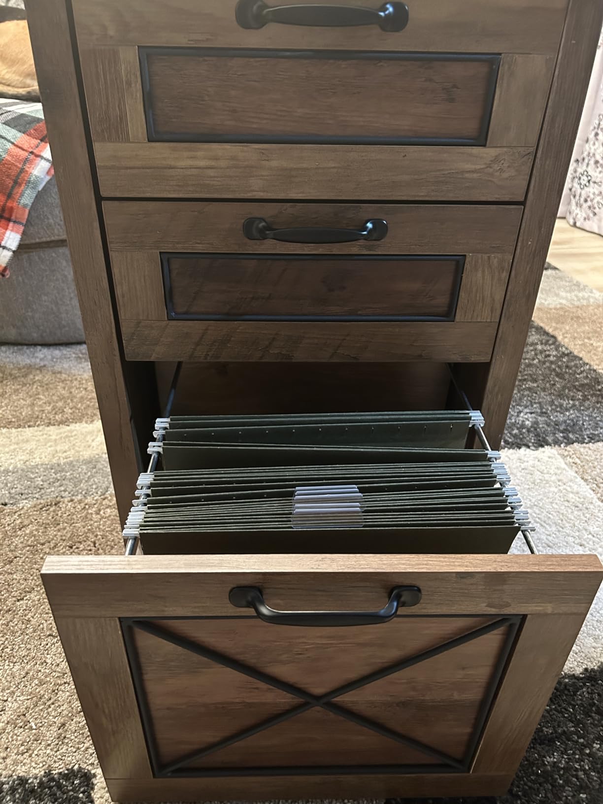 $17/mo - Finance VASAGLE File Cabinet, Filing Cabinet with 3 Drawers ...