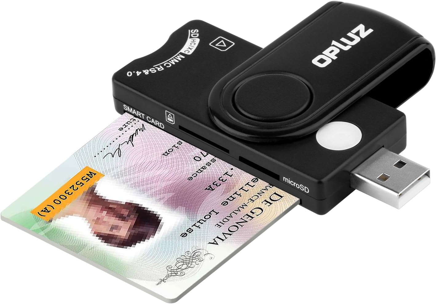 Amazon.com: Multi-Function Smart Card Reader, CAC/DOD/SD HC/XC/MMC, RS ...