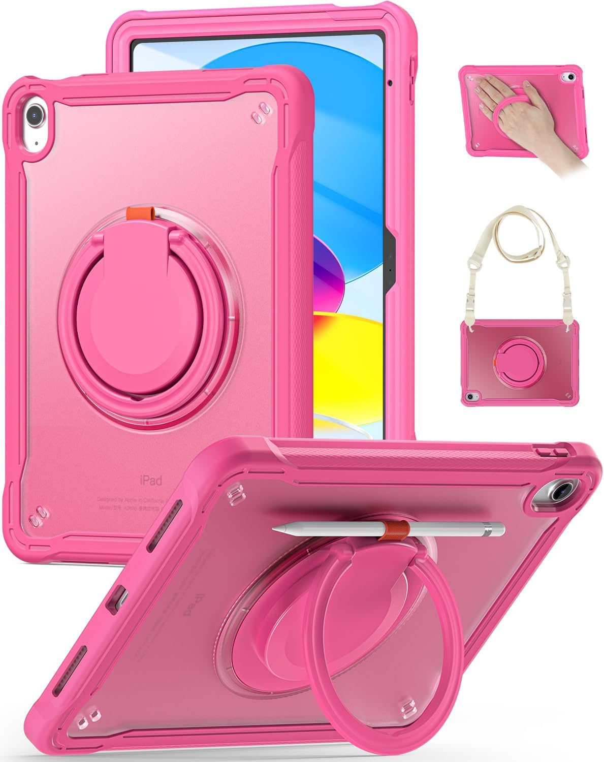 Amazon.com: MEEgoodo Case for iPad A16 11th Generation 11 inch 2025 ...