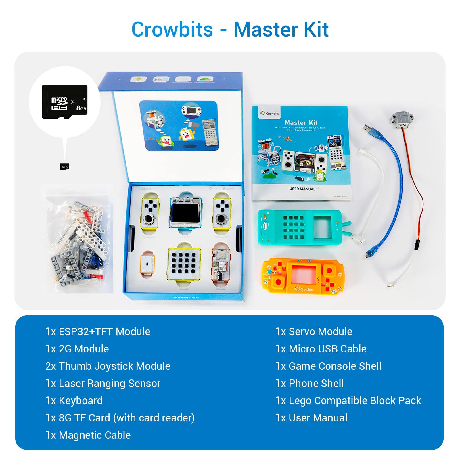 Snapklik.com : Programming Learning Kit, 3-in-1 Coding Block Toy For Kids 10+, Compatible