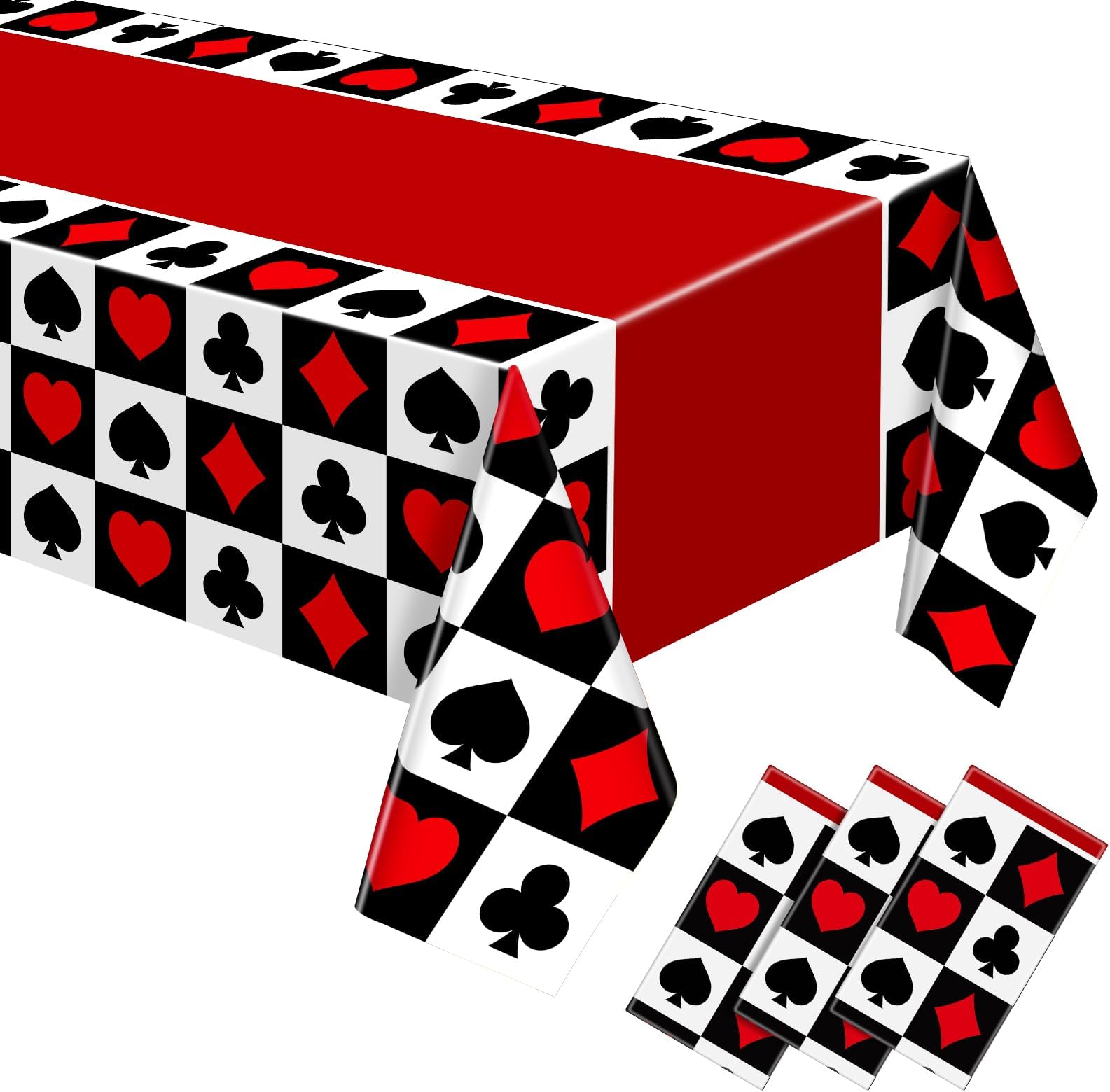 Amazon.com: XJLANTTE 4Pcs Casino Tablecloths, Poker Table Cover ...