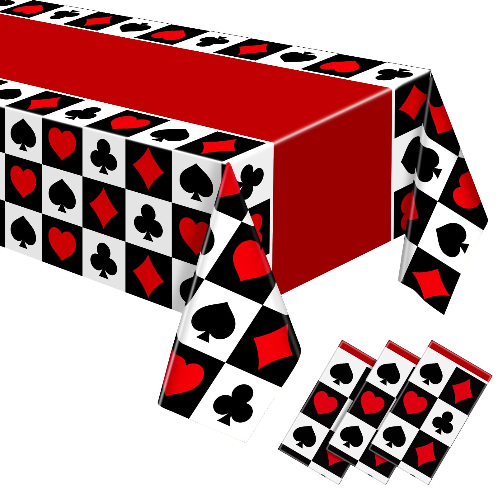 Amazon.com: Hosuly 3 Pcs Casino Theme Party Decorations Poker ...