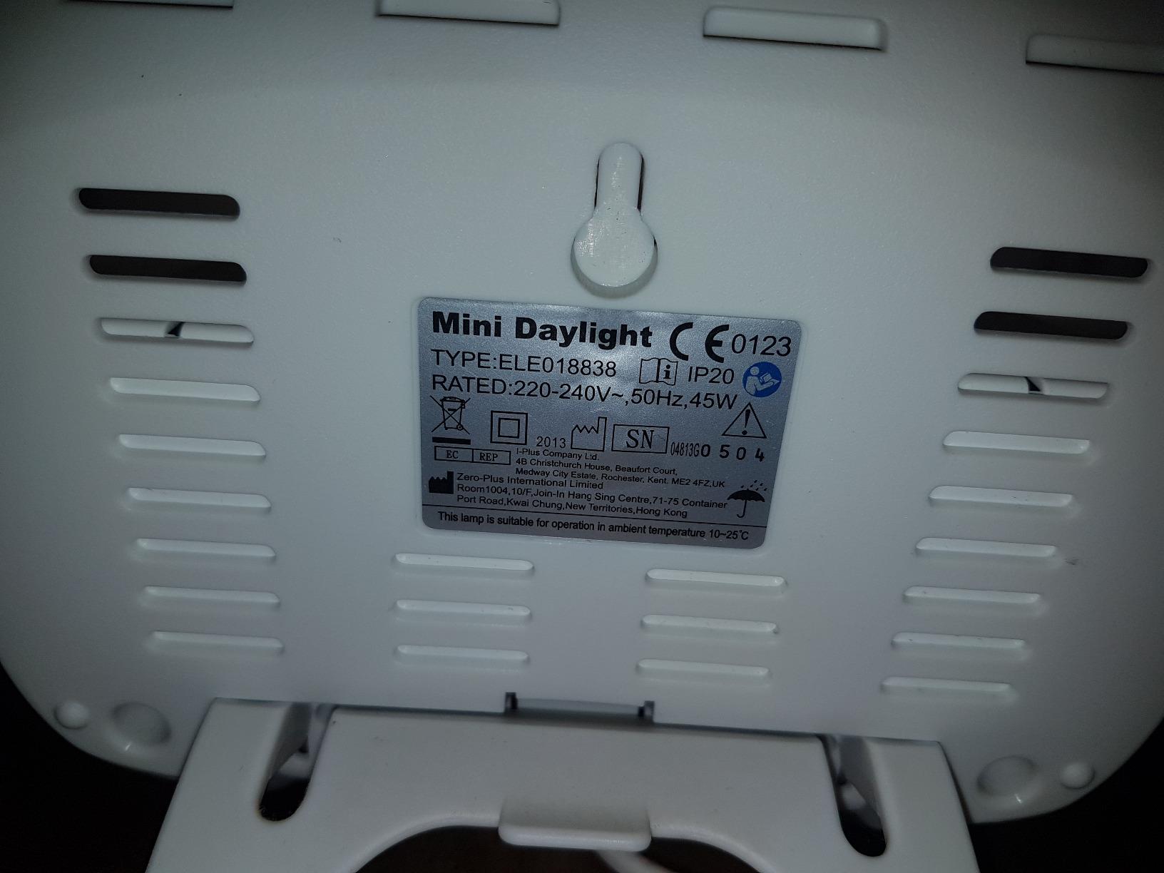 Redstone SAD Light Box - 10,000 lux - Medically Certified to Treat ...