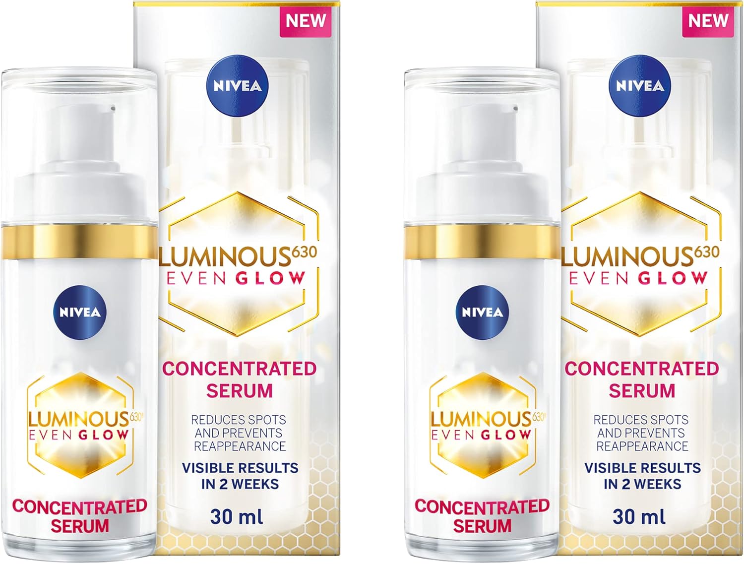 NIVEA LUMINOUS 630 EVEN GLOW Anti Dark Spot Concentrated Face Serum ...