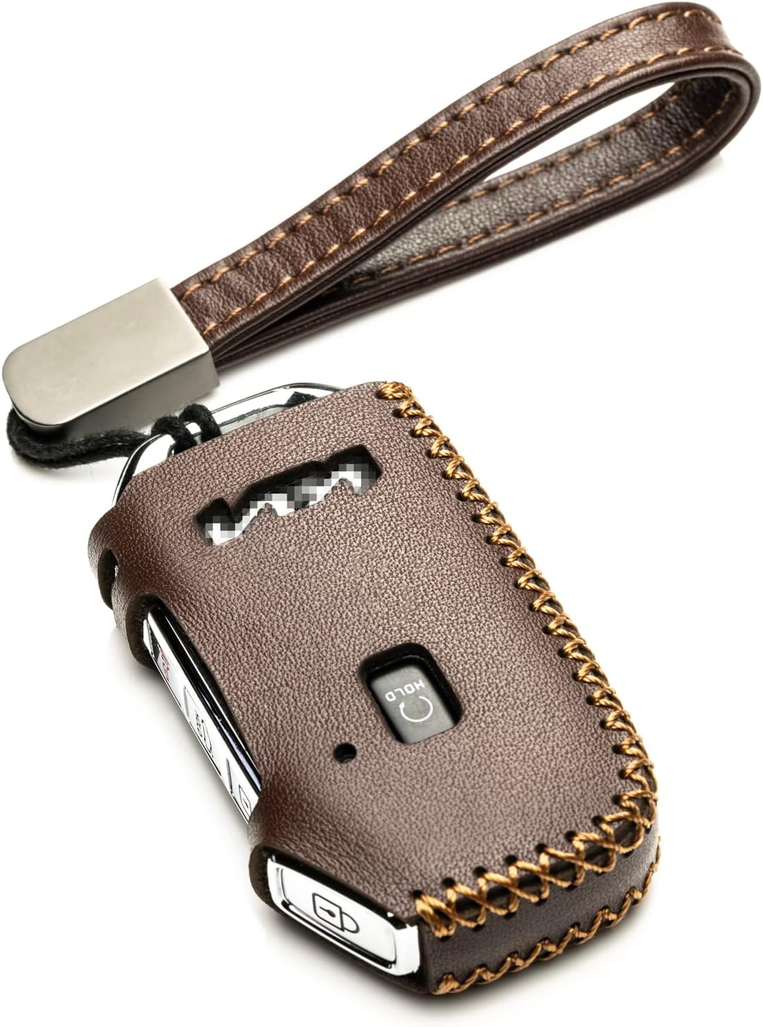 Amazon.com: Vitodeco Genuine Leather Smart Key Fob Case Compatible with ...
