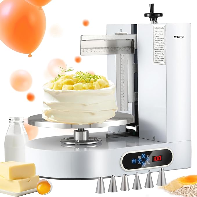 Amazon.com | NEWTRY Electric Cake Decorating Machine Semi Automatic ...