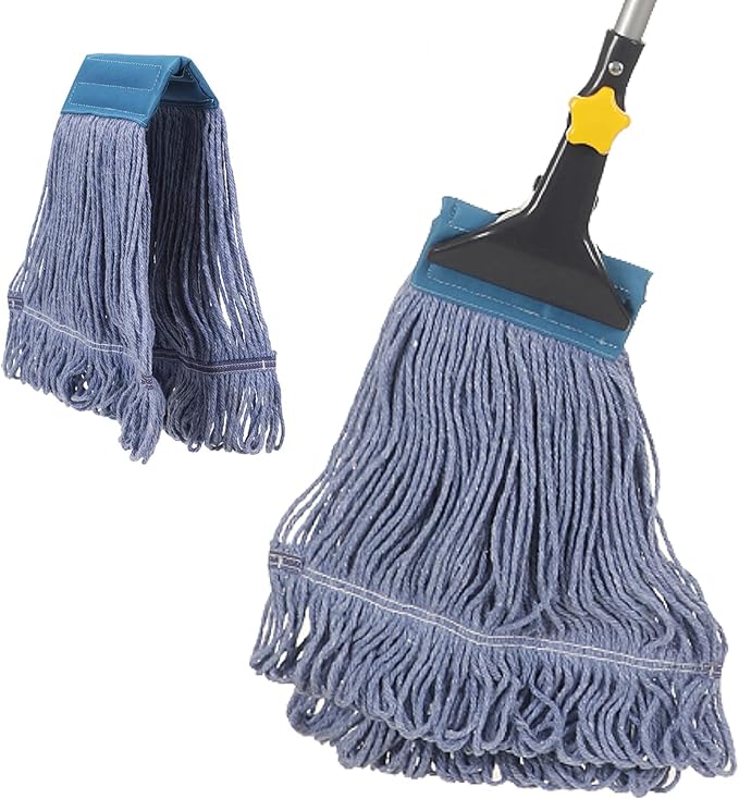 Amazon.com: Yocada Looped-End String Wet Mop Heavy Duty Cotton Mop ...