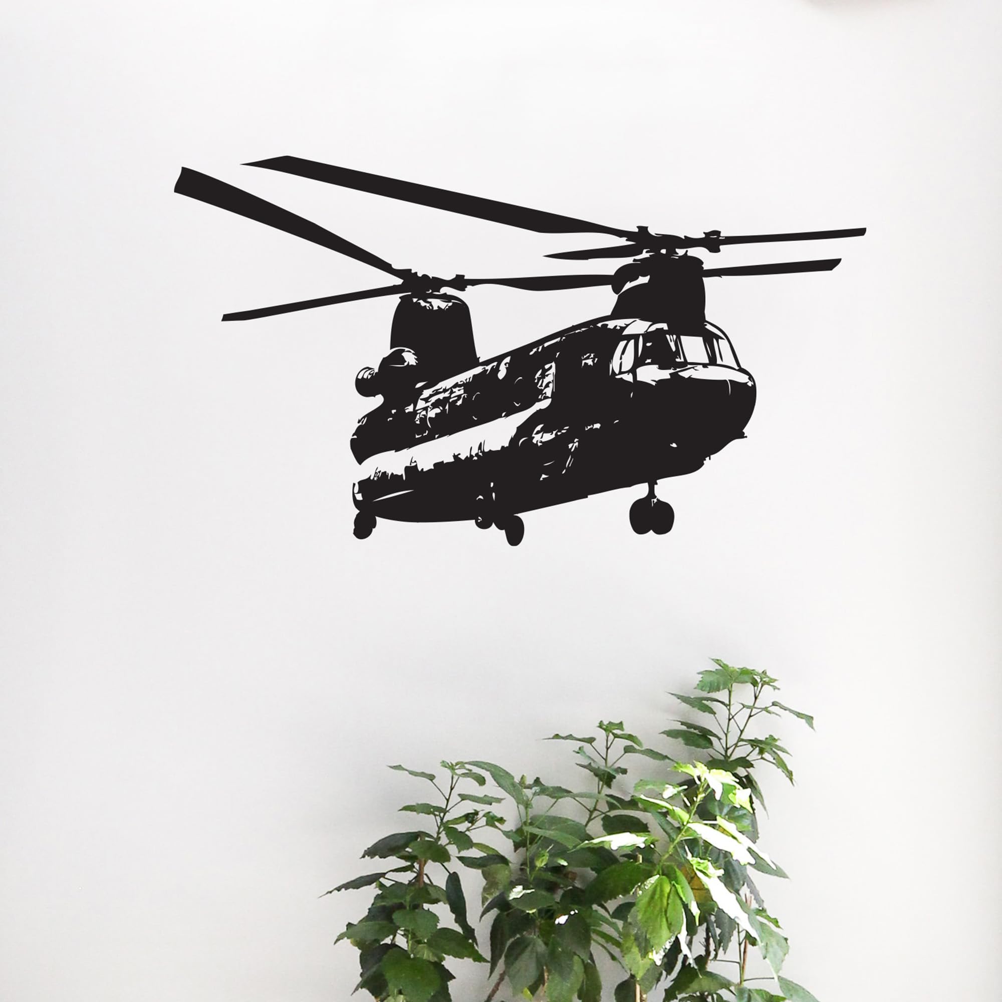 Amazon.com: Stickerbrand Military Chinook Helicopter Wall Decal Marine ...
