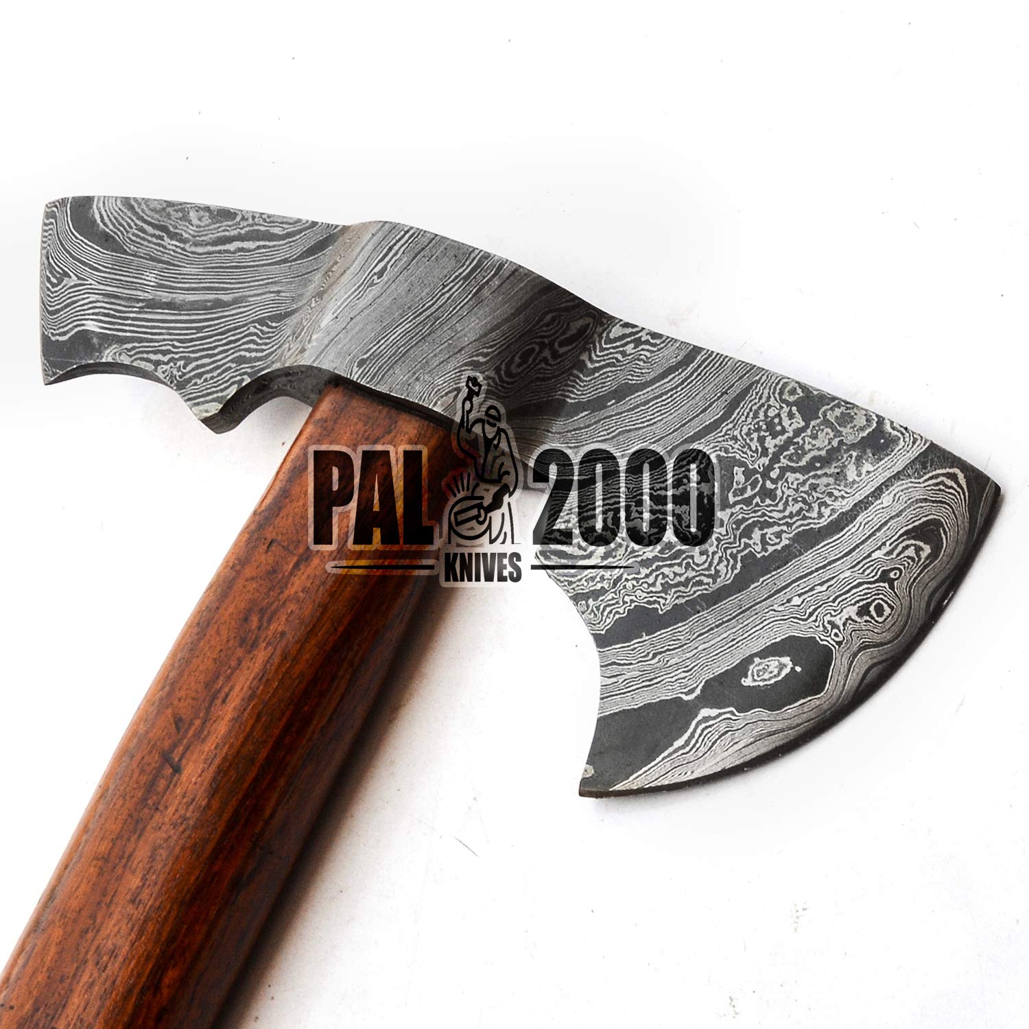 New Axe-017 Double Edge Damascus Steel Axes 19" Hand Hatched Tomahawk ...