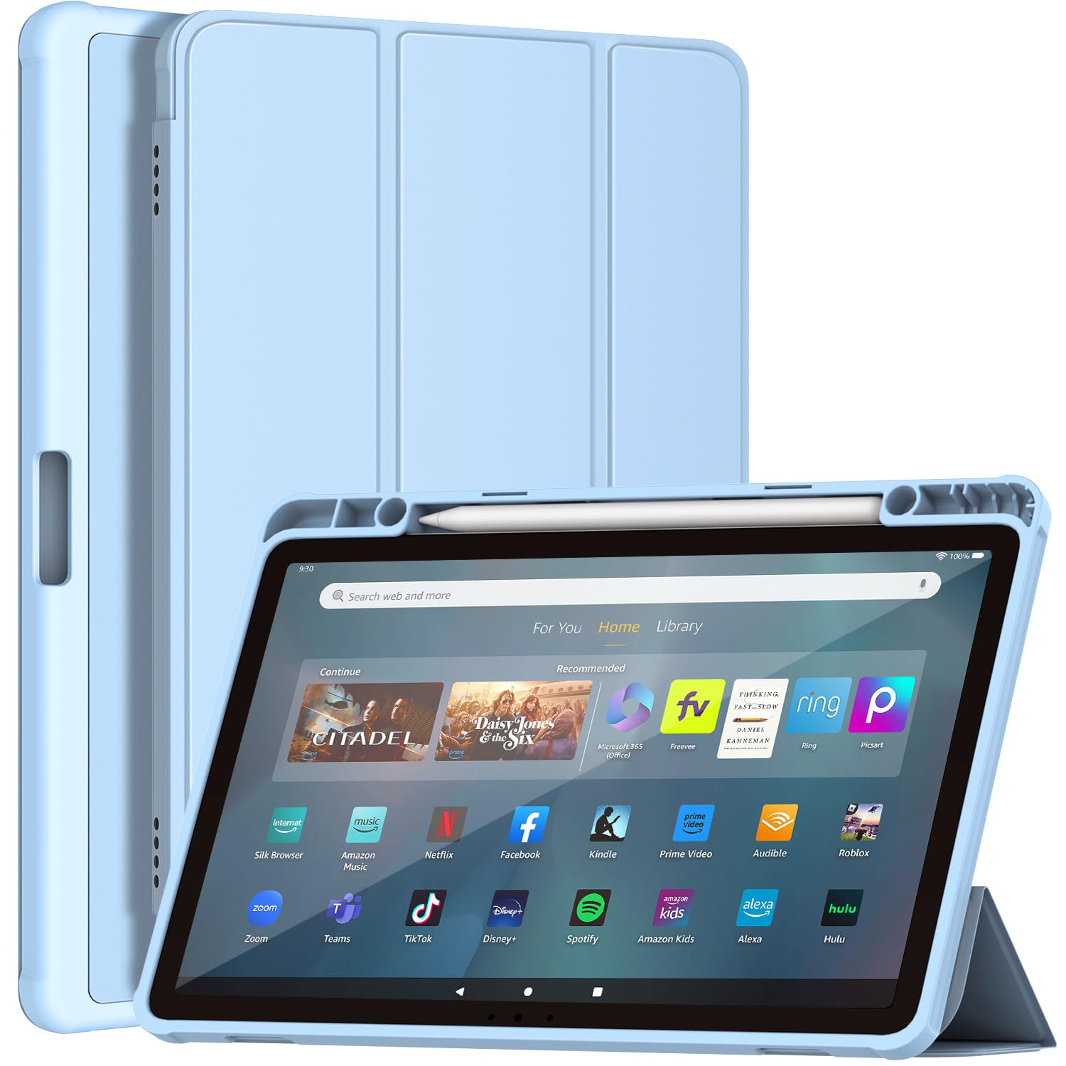 Fire Max 11 Tablet Case, Fire Max 11 Case, Sonlaryin Smart Trifold ...