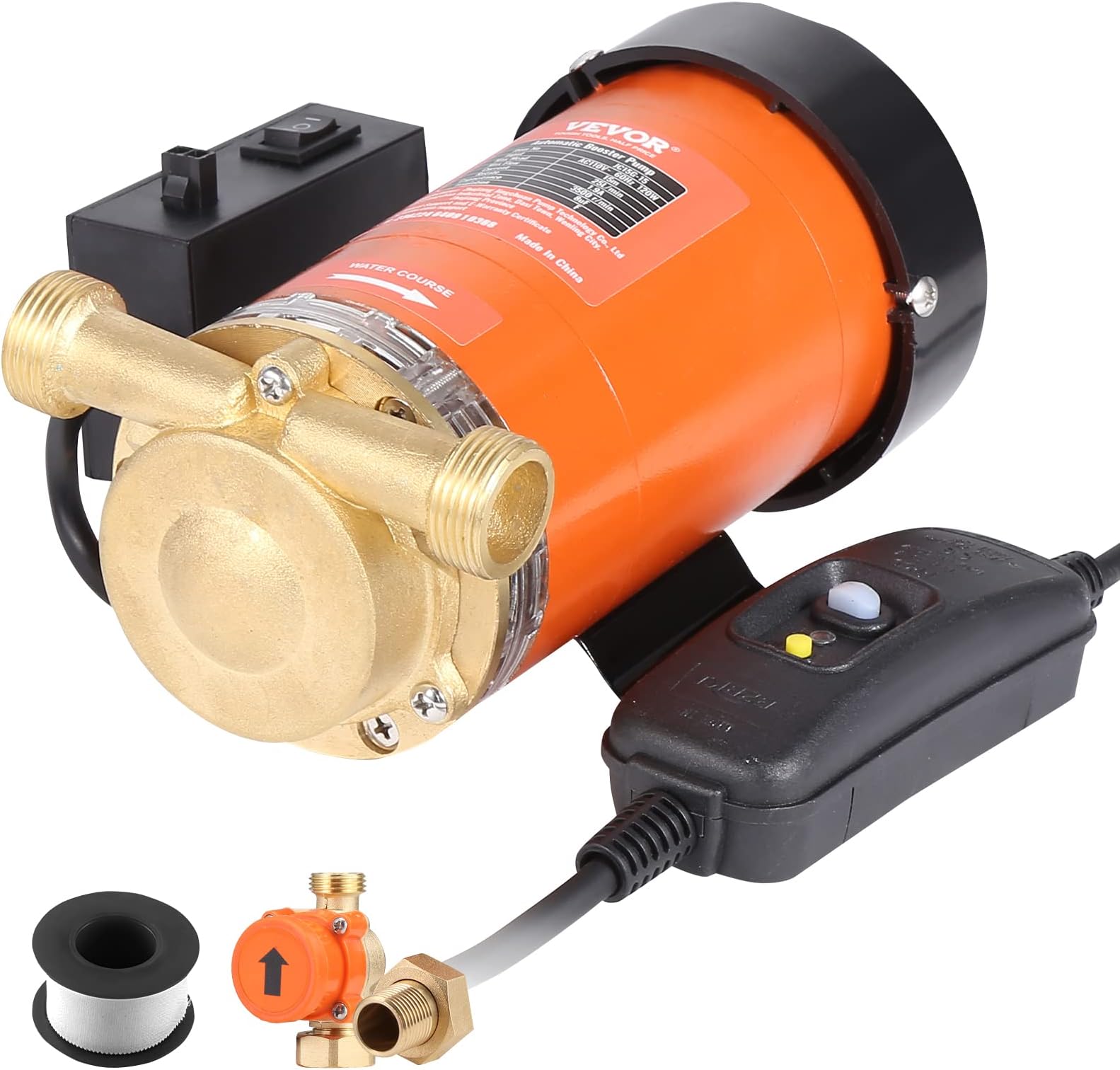 SHYLIYU Water Pressure Booster Pump Automatic Shower Booster Pump Water ...