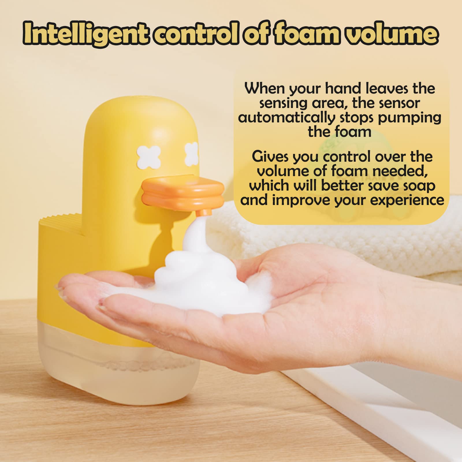 Snapklik.com : Seawah Automatic Foaming,Rechargeable Cute Bubble Duck ...