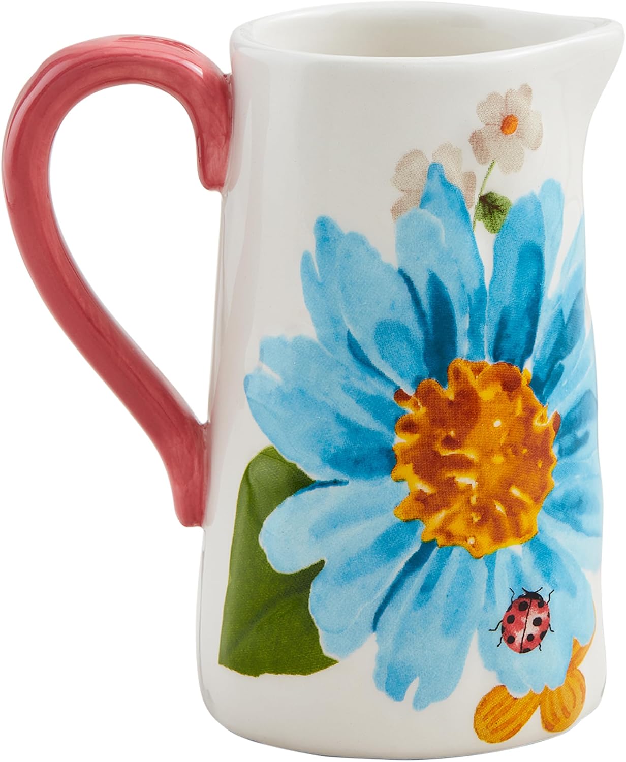 Amazon.com: Mud Pie Medium Floral Bug Bud Vase; 4 1/4" x 3 1/2" : Home ...