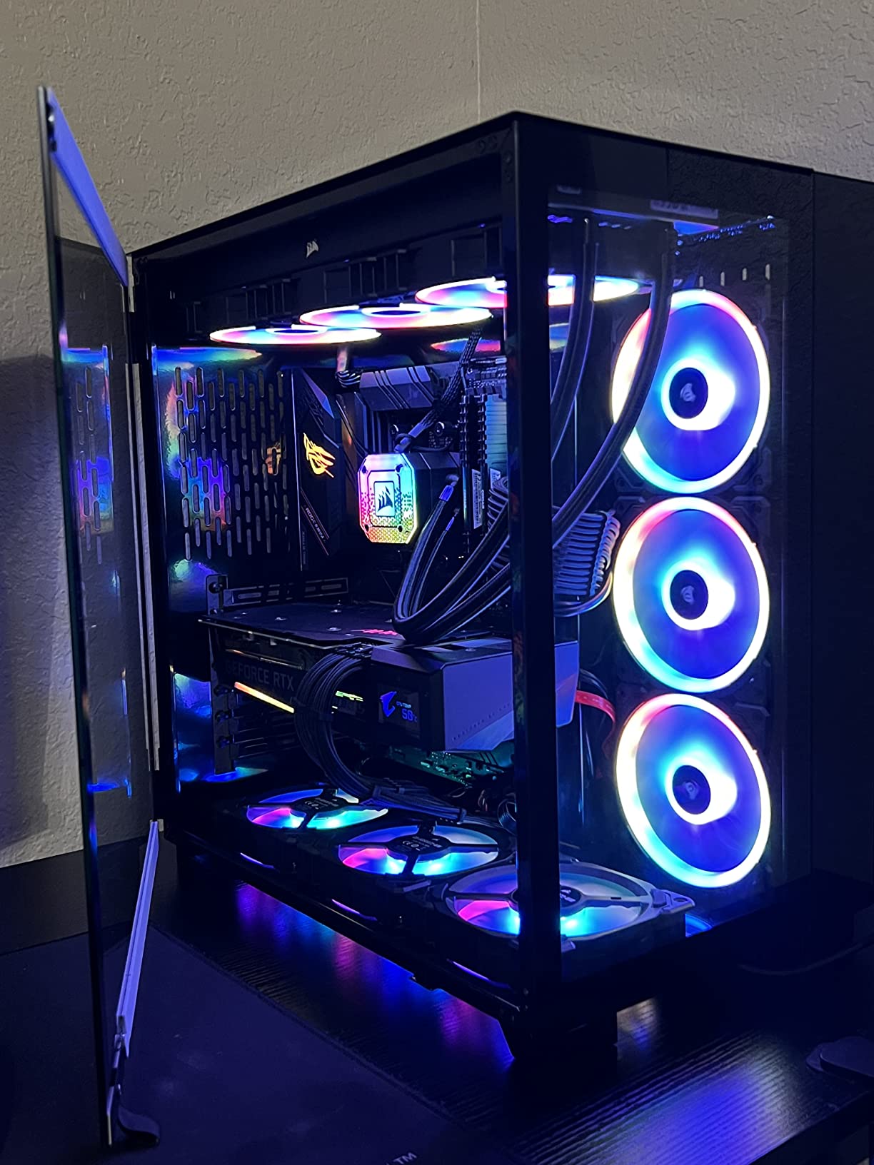 $13/mo - Finance PC CASE ATX Gaming PC Cases ，Mid-Tower USB 3.0 with ...