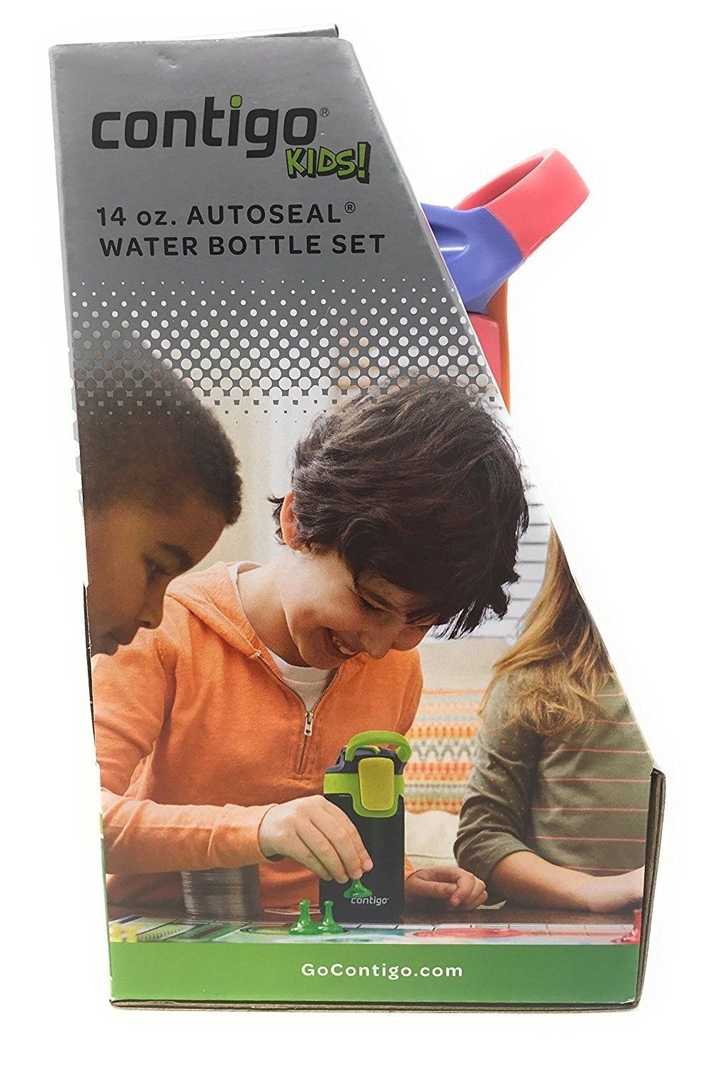 Snapklik.com : Contigo Kids Autoseal Gizmo Water Bottles, 14oz