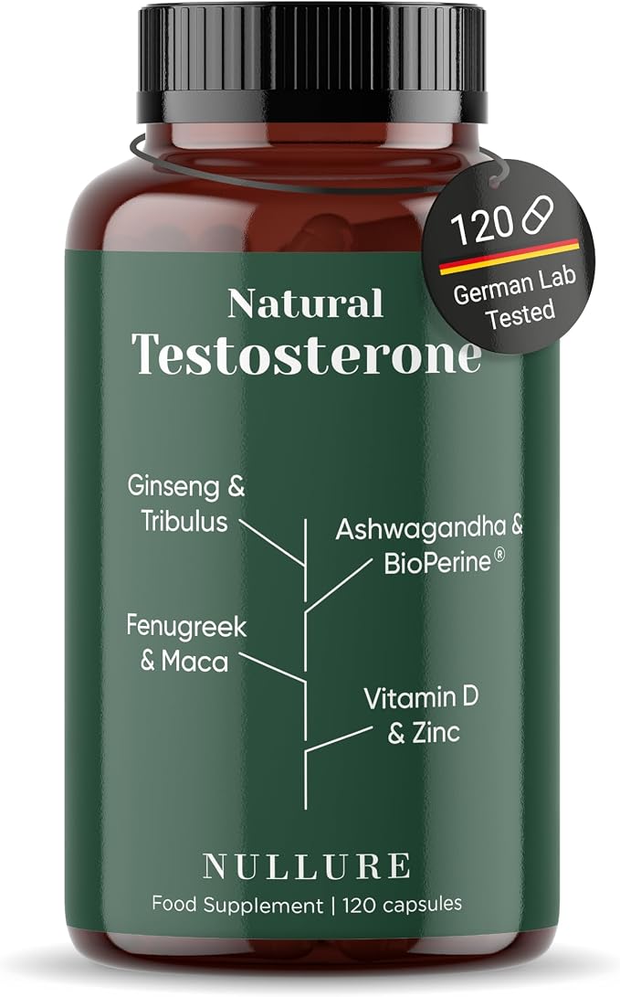 Nullure Natural Testosterone Booster| Vegan | Tribulus Terrestris ...