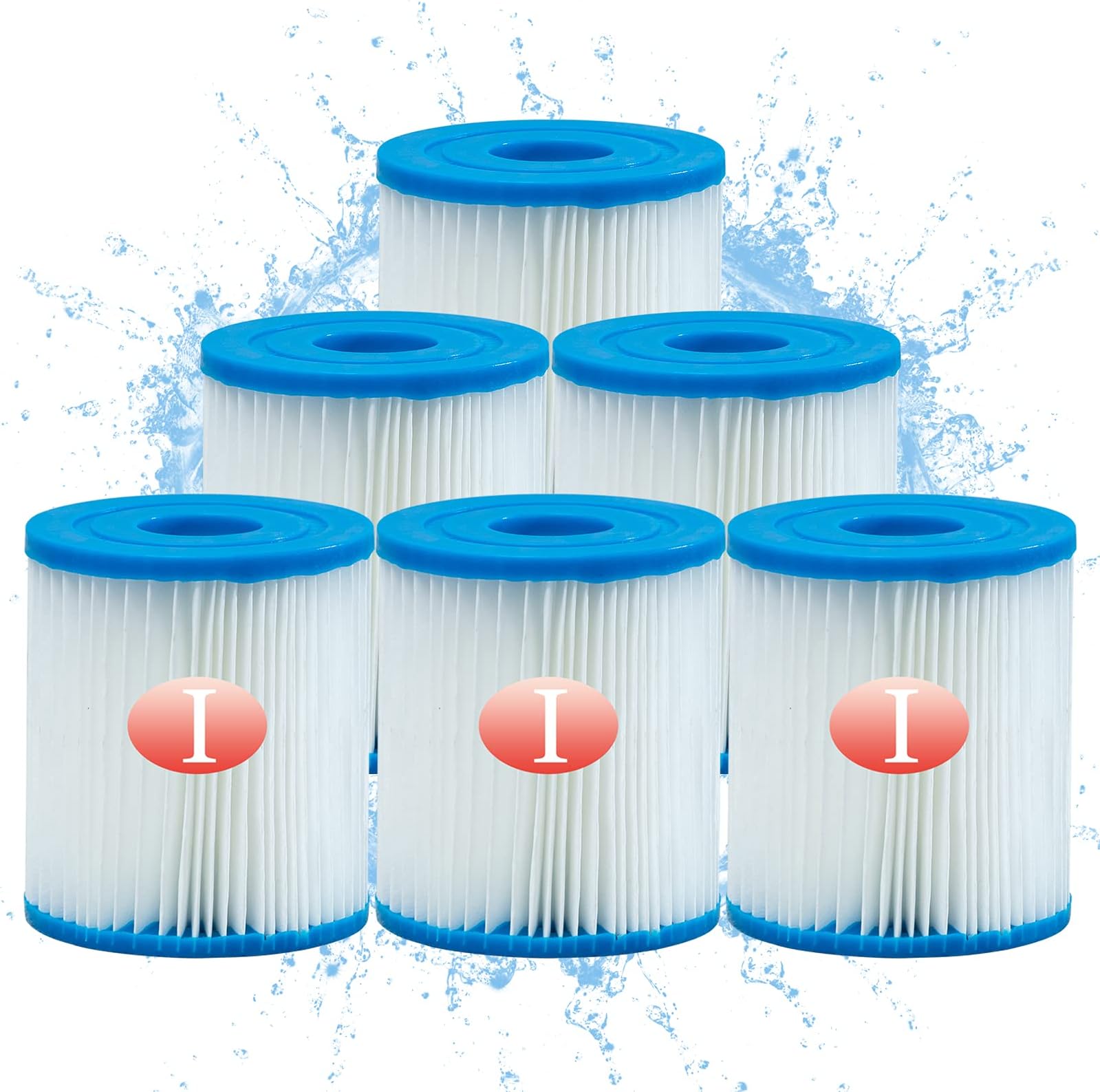 Amazon.com : Intex Type H Easy Set Filter Cartridge Replacement for ...