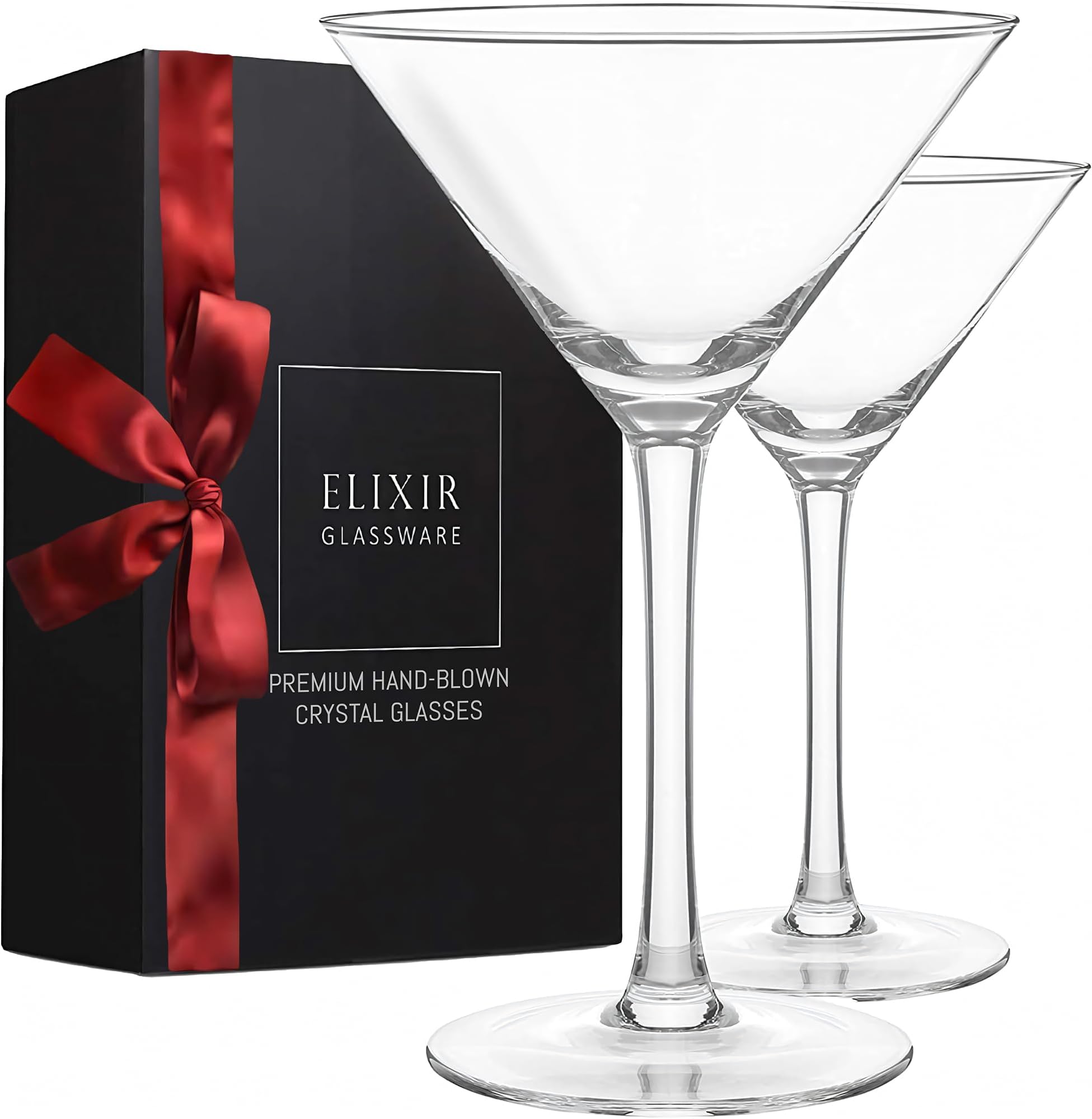 Amazon.com | Chouggo Martini Glasses Set of 6, 8Oz Coupe Cocktail ...