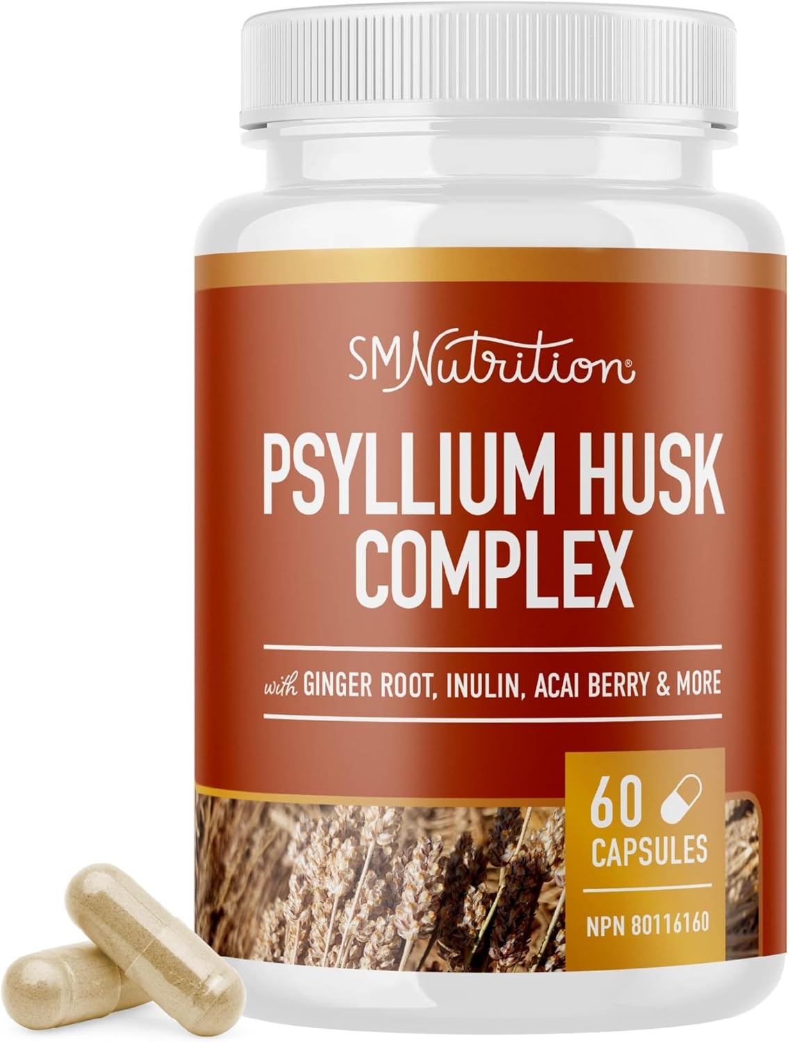 Psyllium Husk Capsules | Premium Soluble Fibre Supplement | Psyllium ...