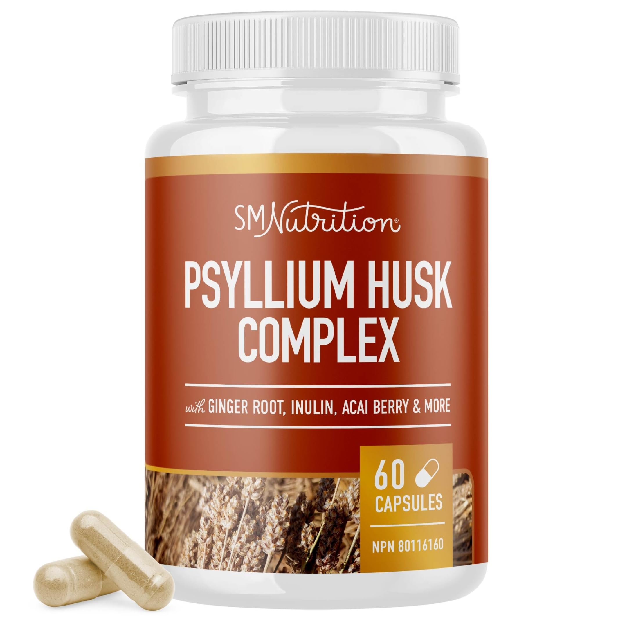 Psyllium Husk Capsules | Premium Soluble Fibre Supplement | Psyllium ...