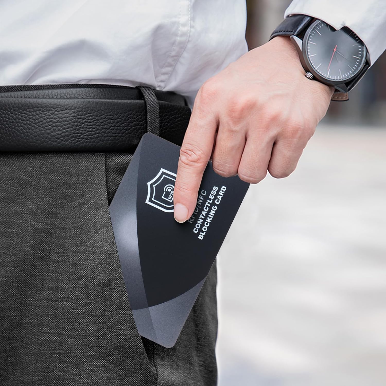 4pcs RFID Signal Blocking Card NFC Bank Debit Credit Blocker Card ...