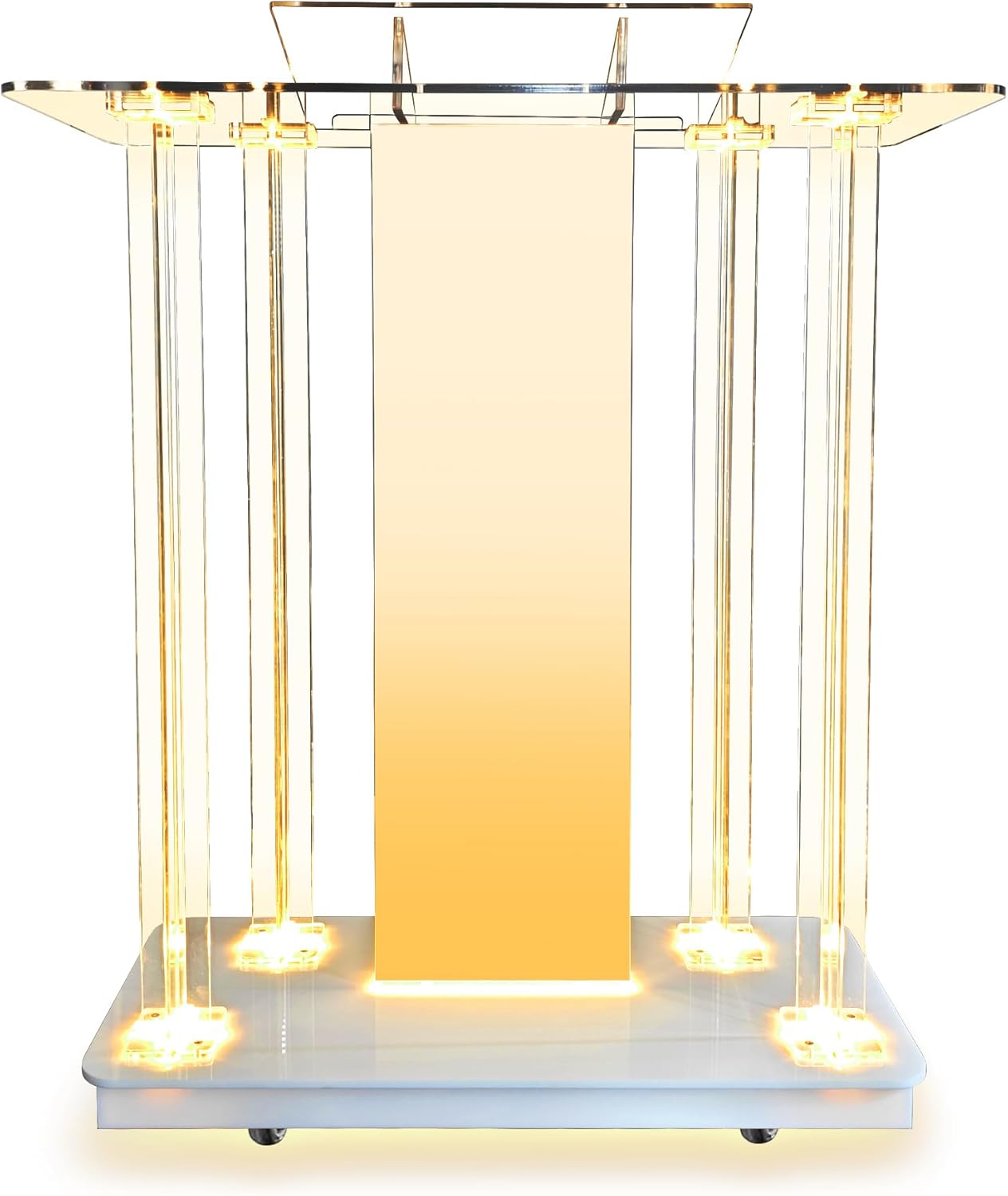 Amazon.com : LayBurst Church Pulpit,Transparent LED Acrylic Podium with ...