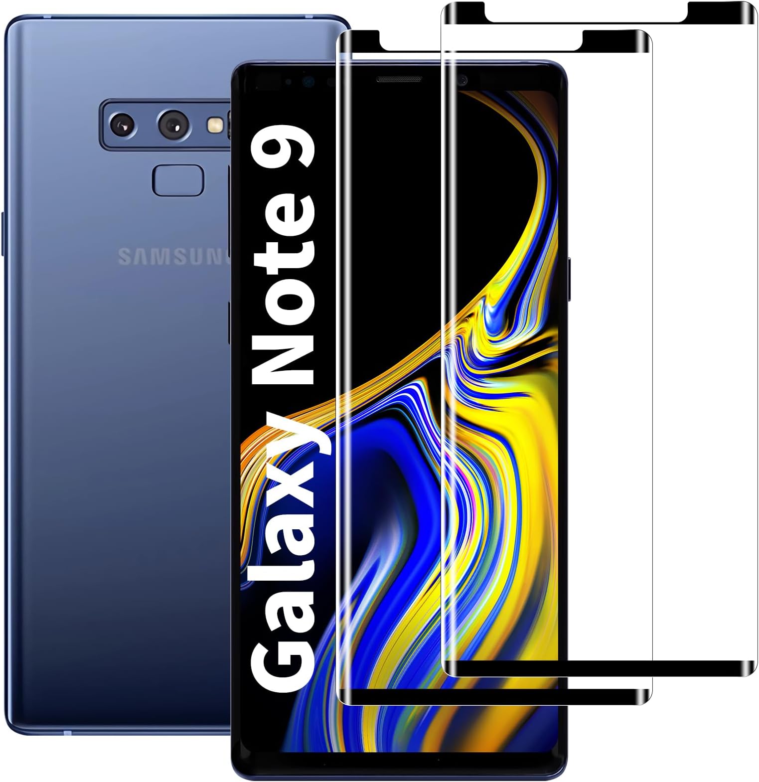 Amazon.com: Corefyco Direct Galaxy Note 9 Screen Protector, [2Pack] 3D ...