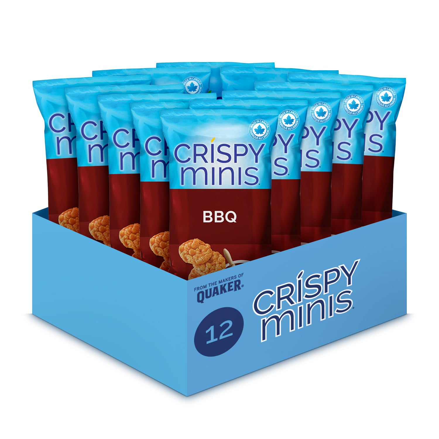 Amazon.com: Quaker Crispy Minis BBQ, 100g/3.5 oz., 12pk {Imported from ...