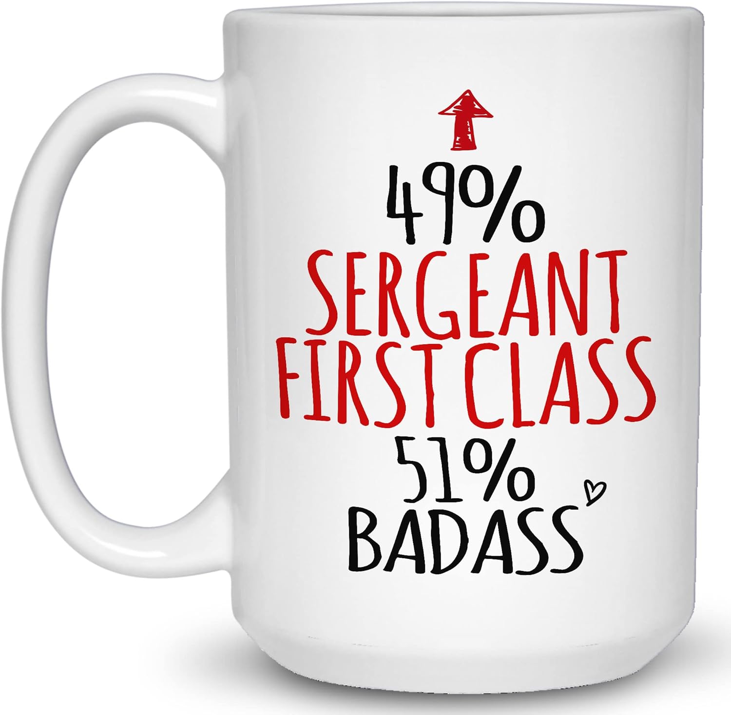 Amazon.com: Funny Mug For Army Sergeant First Class, Funny Veteran Mug ...