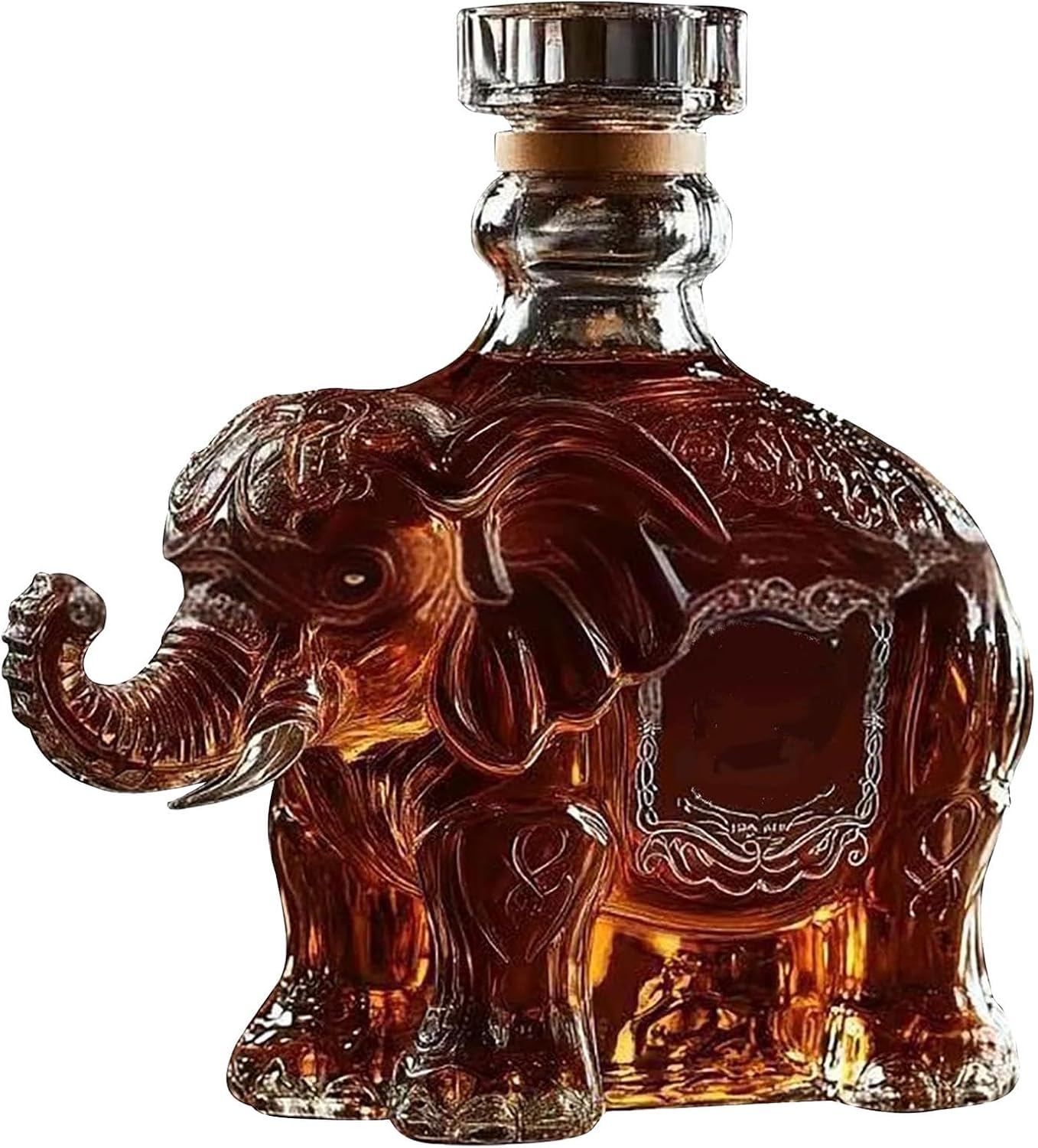 Whiskey Glass Decanter, Alcohol Wine Container, Bottle Liquor Decanter ...