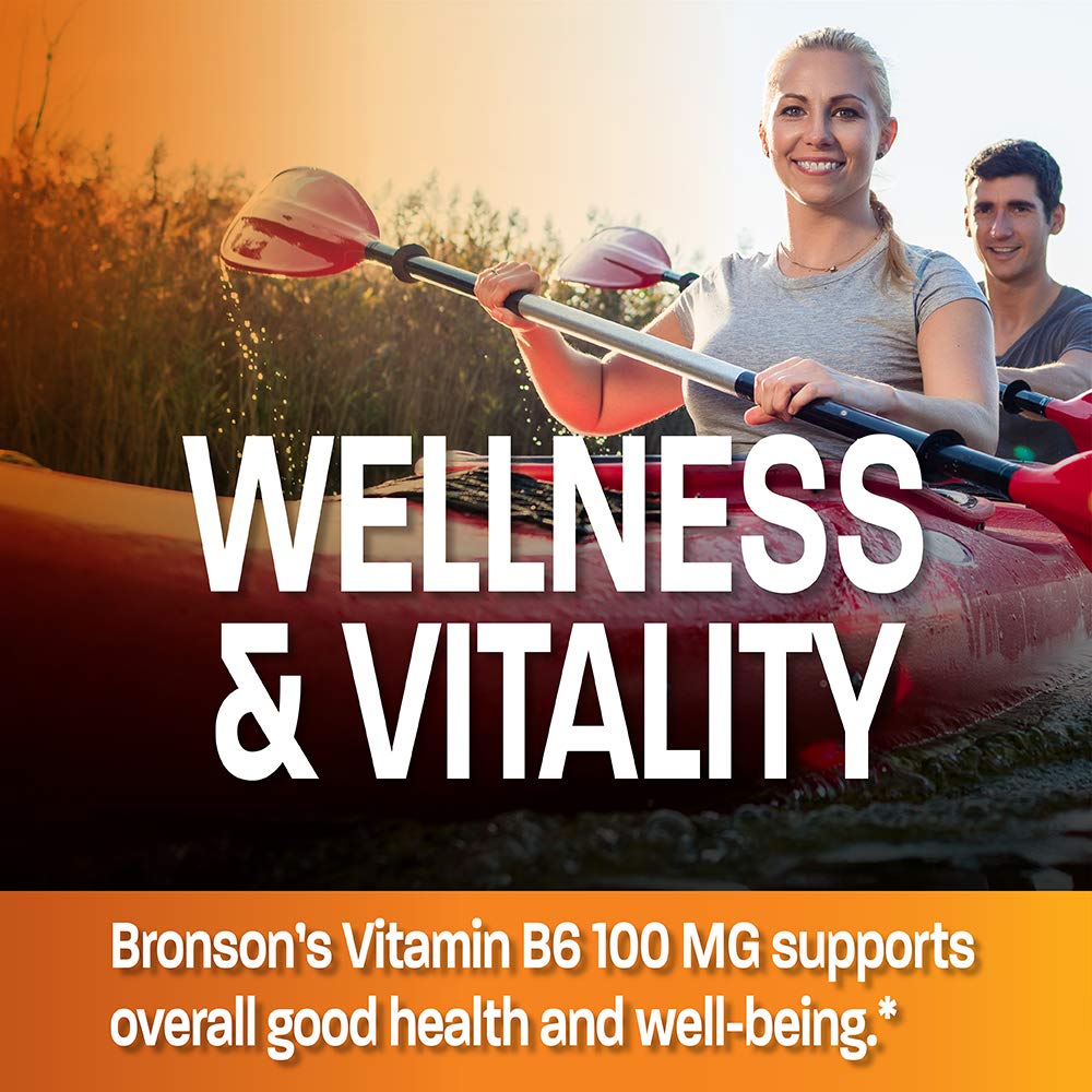 Vitamina B6 100 mg Suplemento premium de vitamina B6 -...B0006ZNFK6 ...