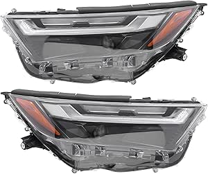 Amazon.com: Headlight Assembly for Toyota 2022-2023 Rav4 XSE 24V ...