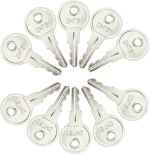 Amazon.com: 10Pack Keys Stamped CH751 Universal Fitment for RV ...