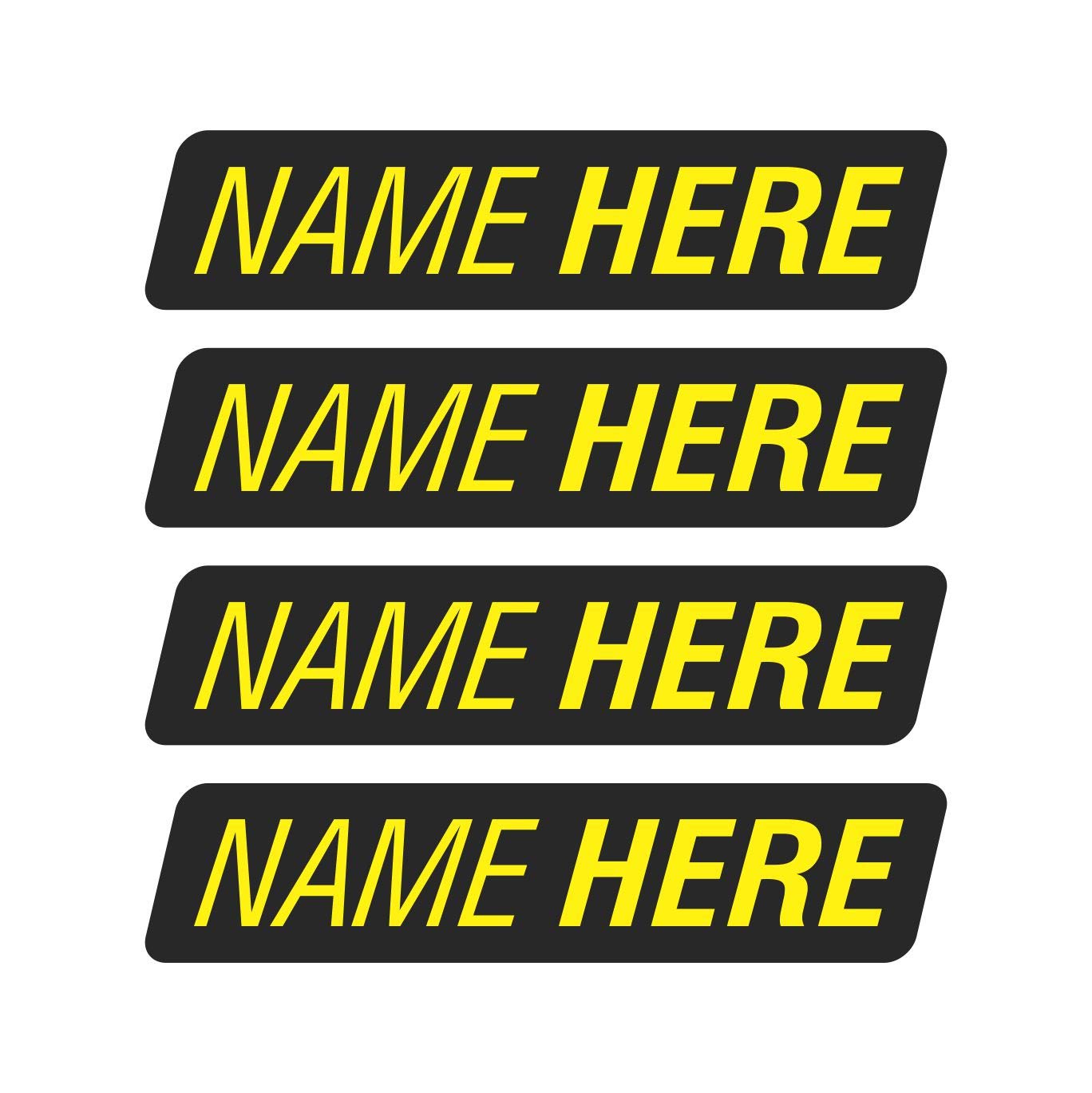 Amazon.com: Custom Name Stickers - Personalized Name Stickers ...